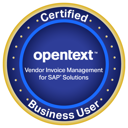 OpenText Certified Business User - Vendor Invoice Management for SAP ...