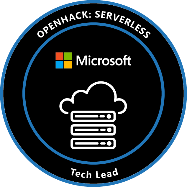 OpenHack: Serverless Tech Lead - Credly