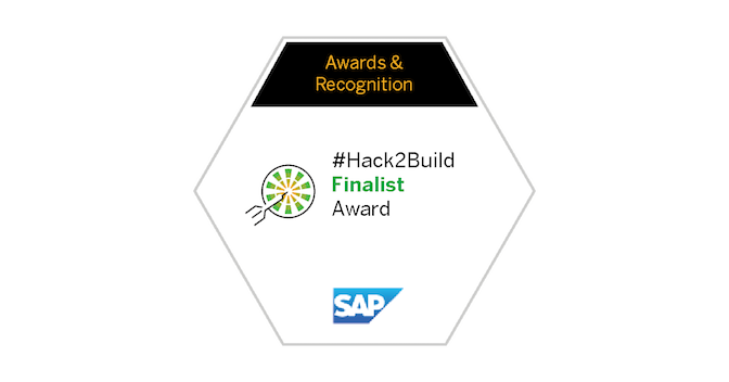 #Hack2Build - Hackathon Finalist Award - Credly