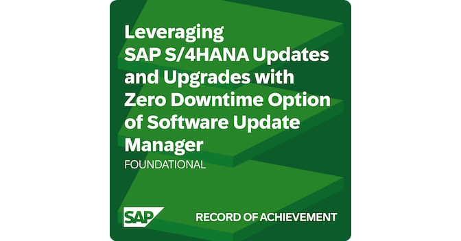 Leveraging SAP S/4HANA Updates and Upgrades with Zero Downtime Option ...