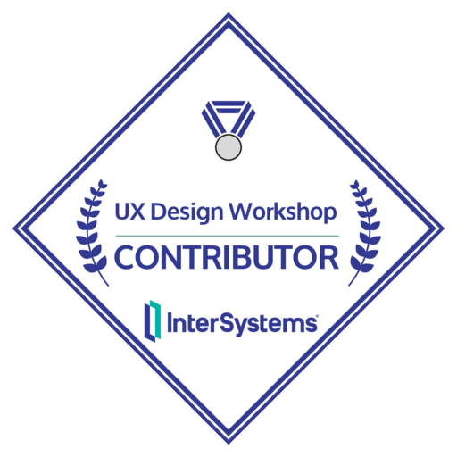 UX Design Workshop Contributor - Silver - Credly