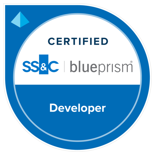 Blue Prism Certified Developer - Credly