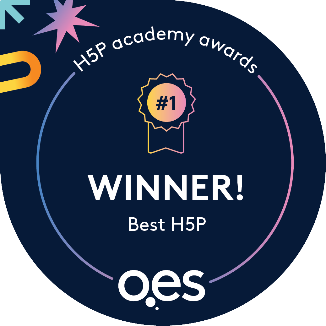 H5P Award winner - Credly