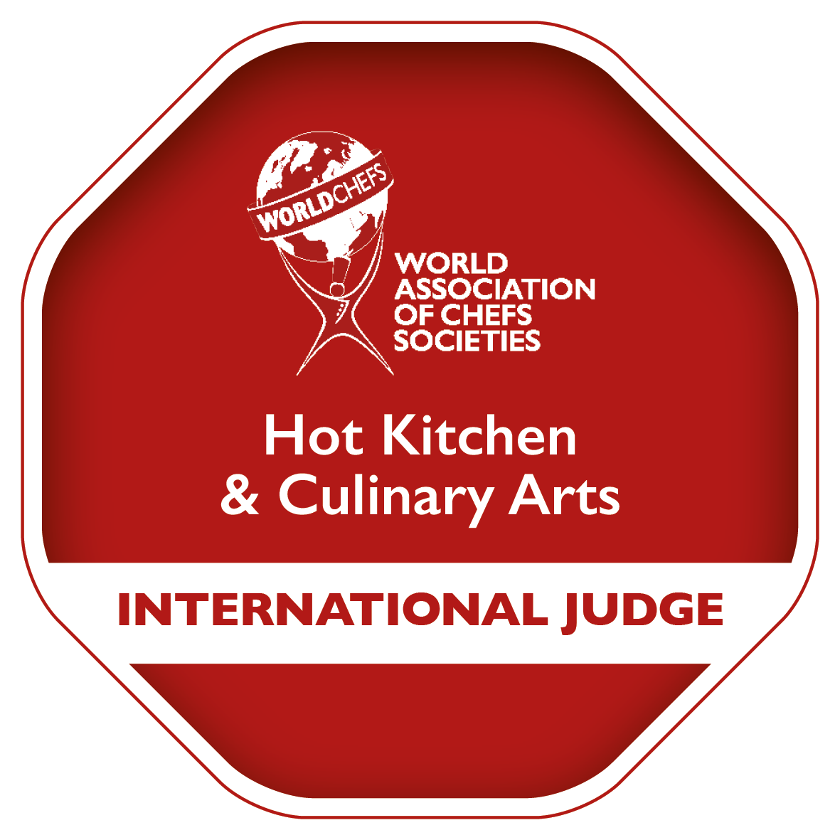 Worldchefs Hot Kitchen & Culinary Arts : International Judge - Credly
