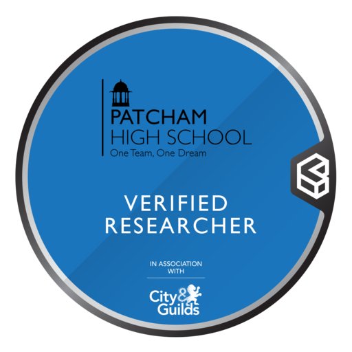 Patcham High School Verified Researcher - Credly