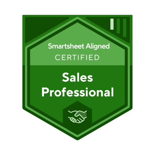 Smartsheet Aligned Certified Sales Professional - Credly