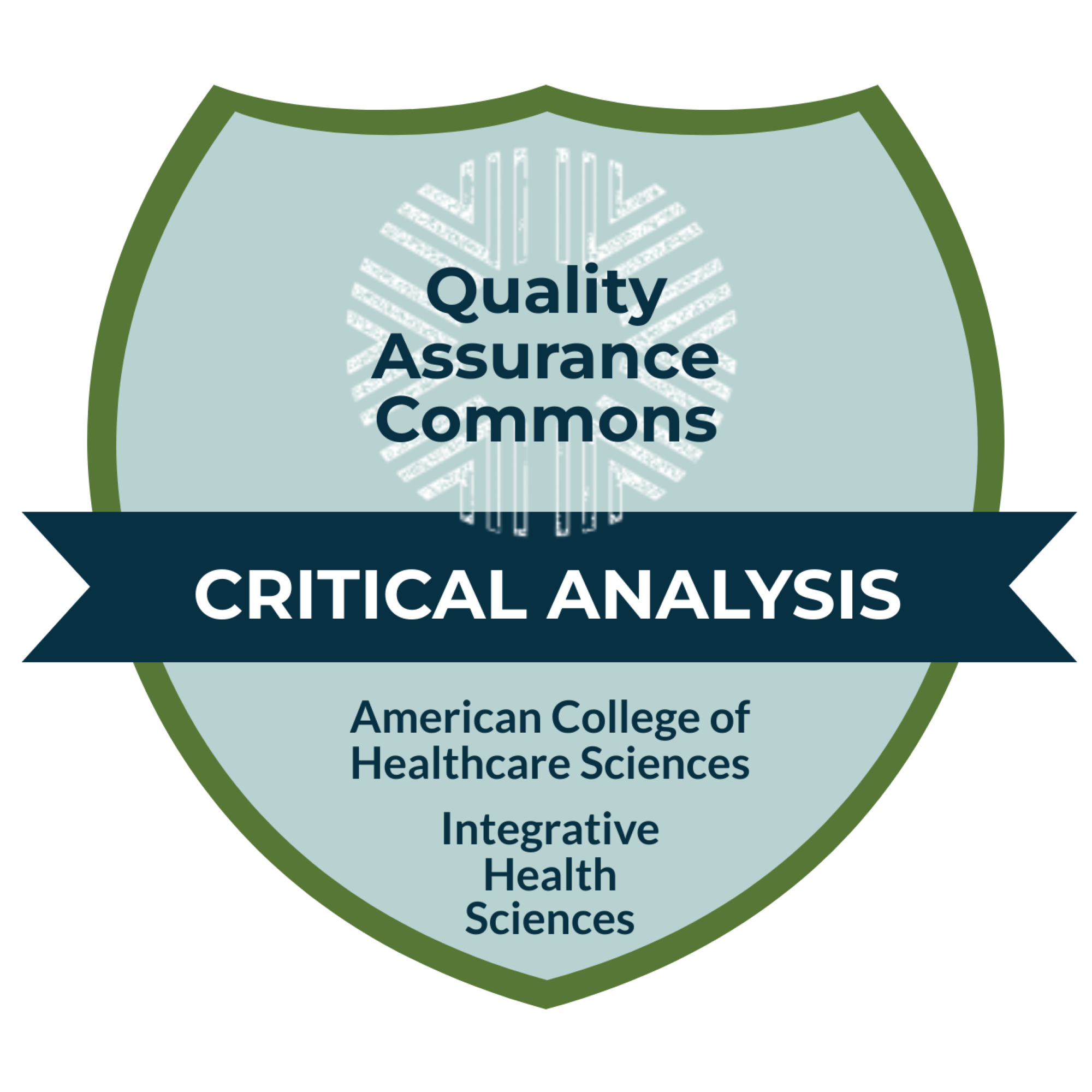 Critical Analysis, ACHS - Credly