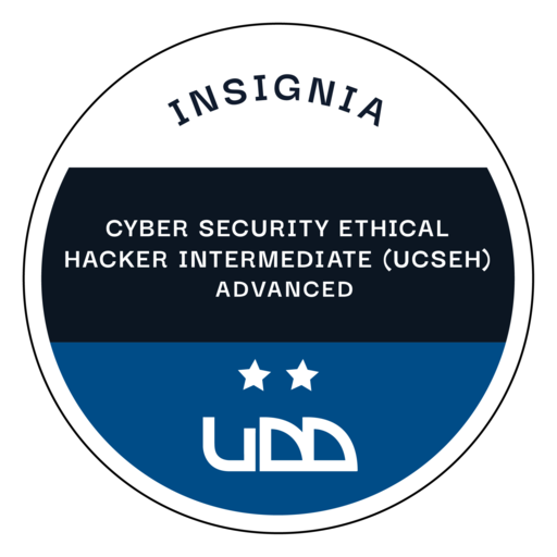 Cyber Security Ethical Hacker Intermediate (UCSEH) - Sobresaliente - Credly