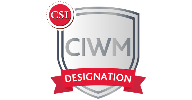 Certified International Wealth Manager (CIWM) - Credly