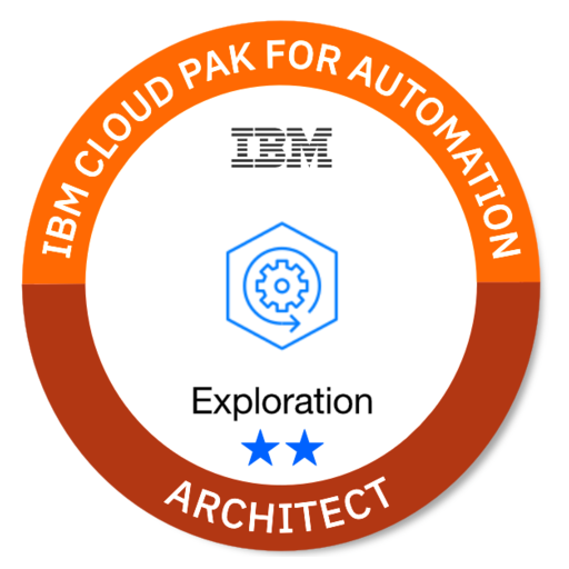 IBM Cloud Pak for Automation - Architect - Credly