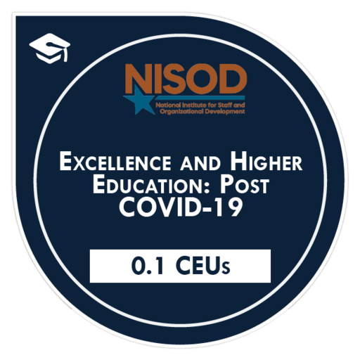 Excellence and Higher Education: Post COVID-19 - Credly