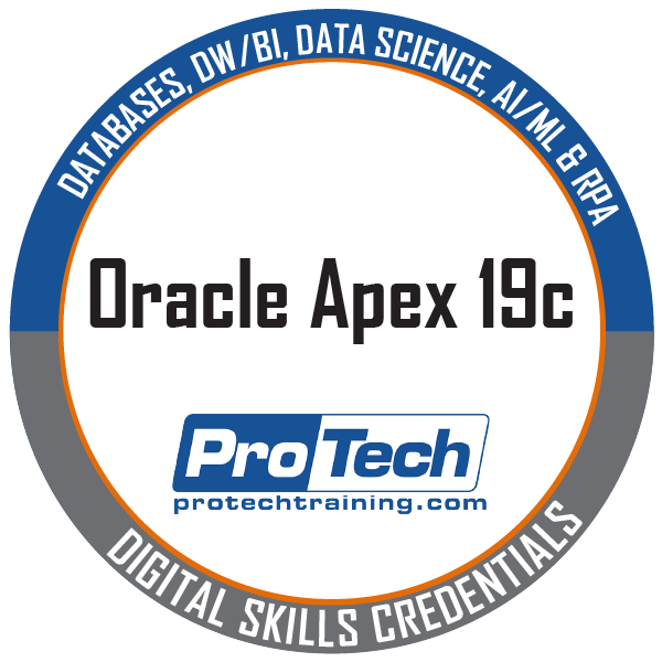 Oracle Apex 19c Credly