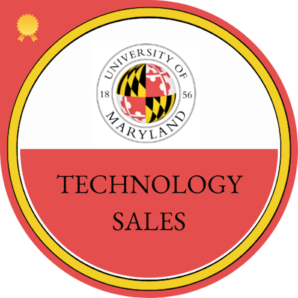 UMD Technology Sales Certificate - Credly