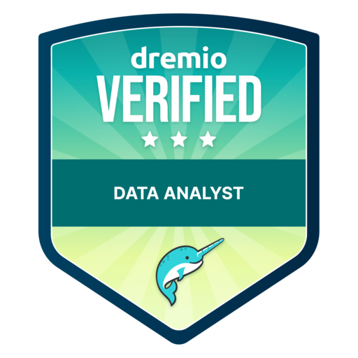 Dremio Verified Data Analyst - Credly