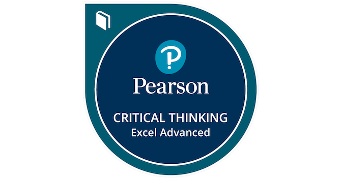 Critical Thinking - Excel Advanced 2019 - Credly