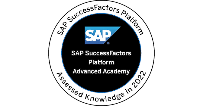 SAP SuccessFactors Platform Advanced Academy - 2022 - Credly