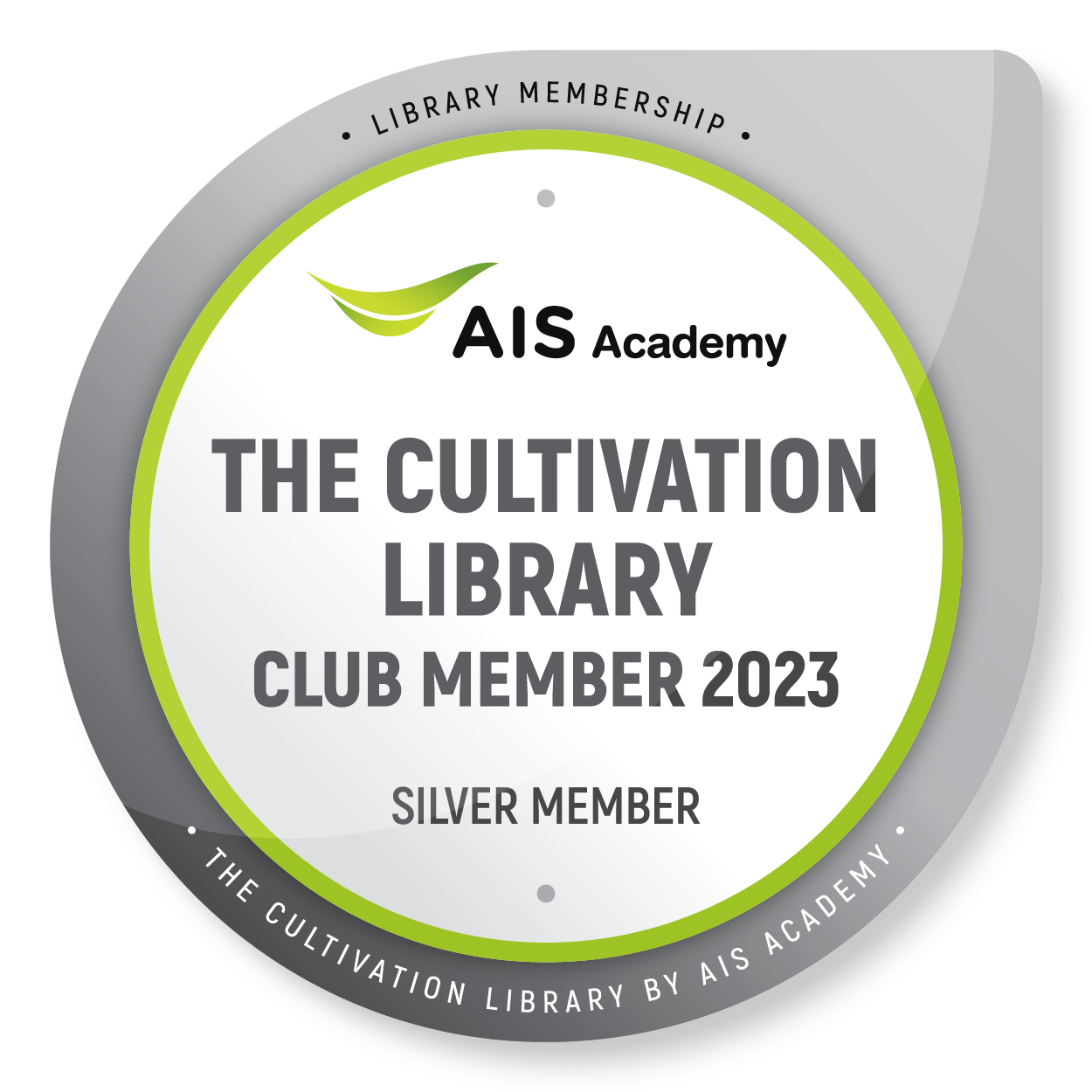 The CULTIVATION Library CLUB MEMBER 2023 SILVER MEMBER - Credly