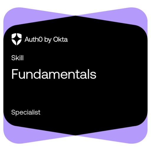 Auth0 Specialist - Credly
