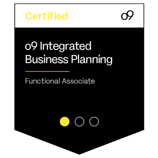 o9 Integrated Business Planning - Functional Associate - Credly