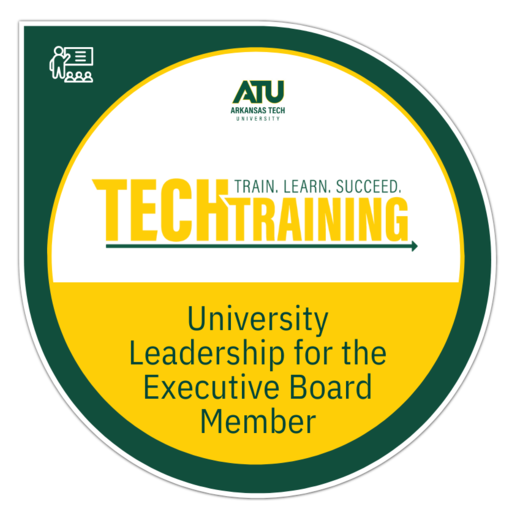 University Leadership for the Executive Board Members - Credly