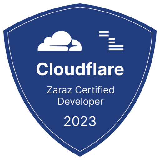 Cloudflare Zaraz Certified Developer - Credly