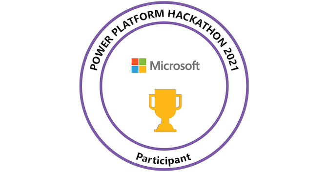 Microsoft Power Platform Hackathon—Participant - Credly