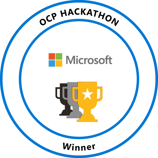 OCP Hackathon - Winner - Credly