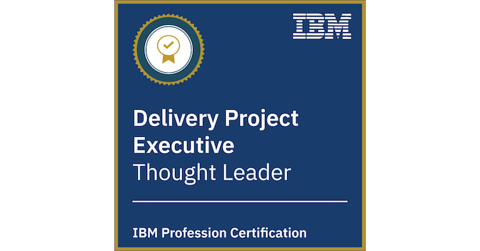 IBM Delivery Project Executive Profession Certification - Thought ...