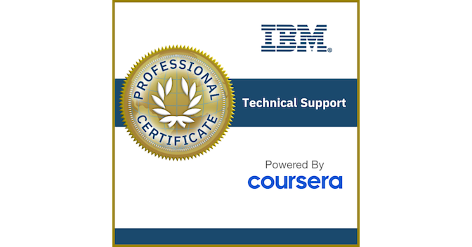 IBM Technical Support Professional Certificate - Credly