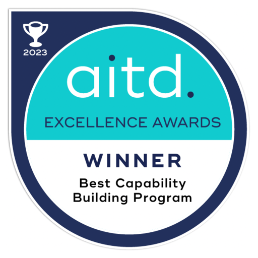 Excellence Awards Winner 2023 | Best Capability Building Program - Credly
