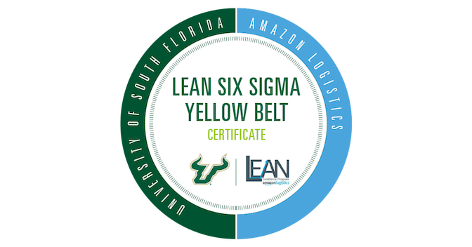 Amazon Logistics USF Lean Six Sigma Yellow Belt Certification - Credly