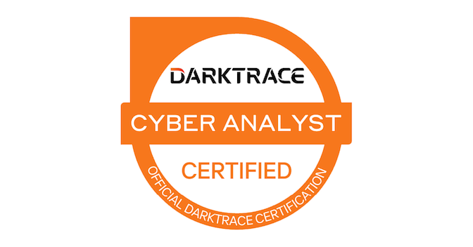 Darktrace Cyber Analyst - Credly