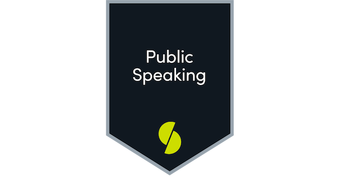 Public Speaking (COMM1002) - Credly