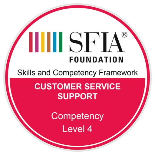 Customer service support - Competency - Level 4 - Credly