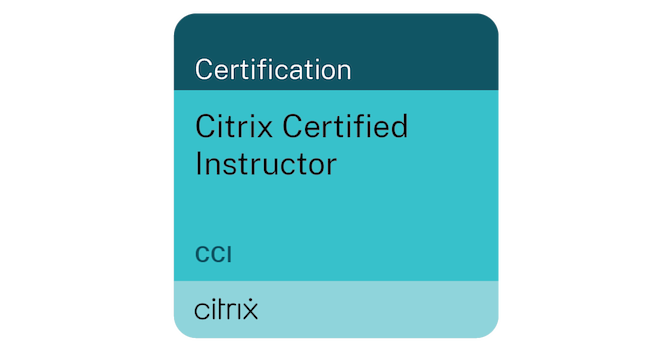 Citrix Certified Instructor (CCI) - Credly