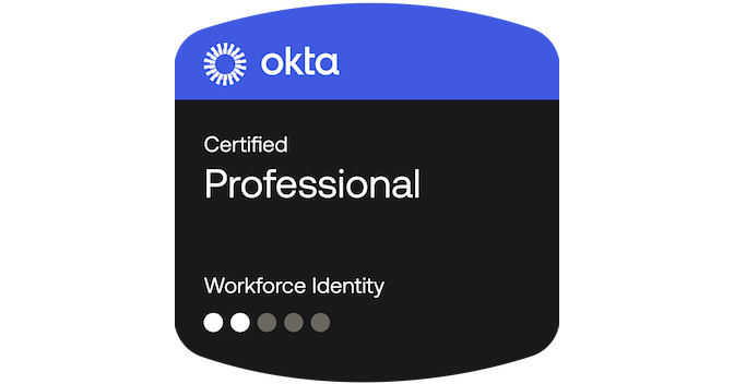 Okta Certified Professional - Credly