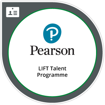 Pearson LIFT Talent Programme - Credly