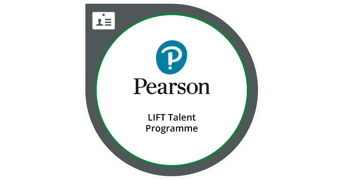 Pearson LIFT Talent Programme - Credly