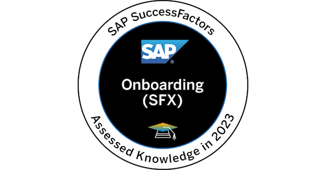 SAP Product Knowledge 2023 - SAP SuccessFactors Onboarding Expert (SFX ...
