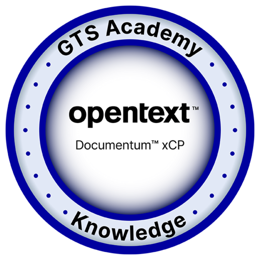 OpenText Knowledge - Documentum xCP - GTS Academy - Credly