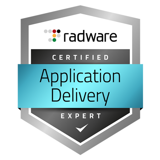 Radware Certified Application Delivery Expert - Credly