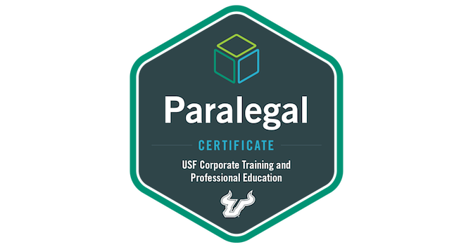 USF Paralegal Certificate - Credly