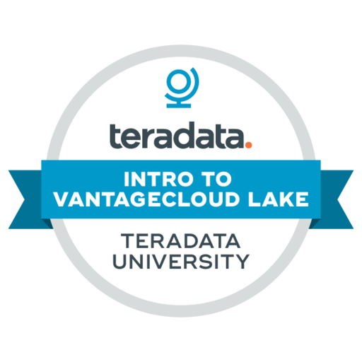 Teradata - Intro to VantageCloud Lake - Credly