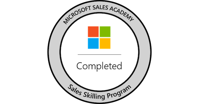 Microsoft Sales Academy - Credly