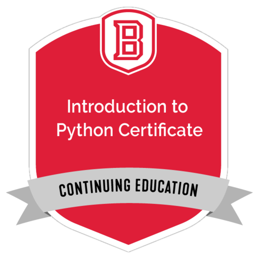 Introduction to Python Certificate - Credly