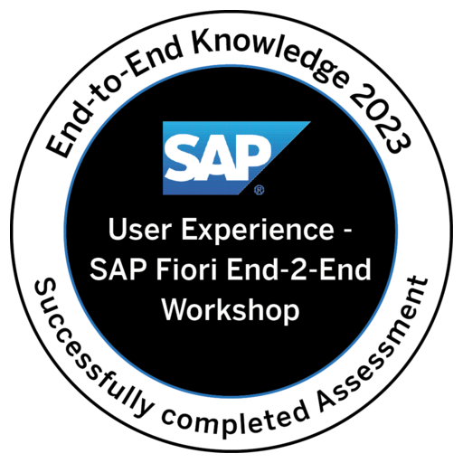 End-to-End Knowledge 2023 - User Experience - SAP Fiori End-2-End ...