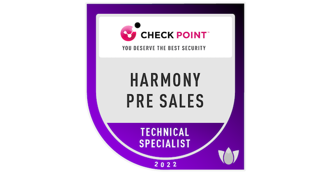 Technical Specialist - Harmony Pre-Sale - Credly