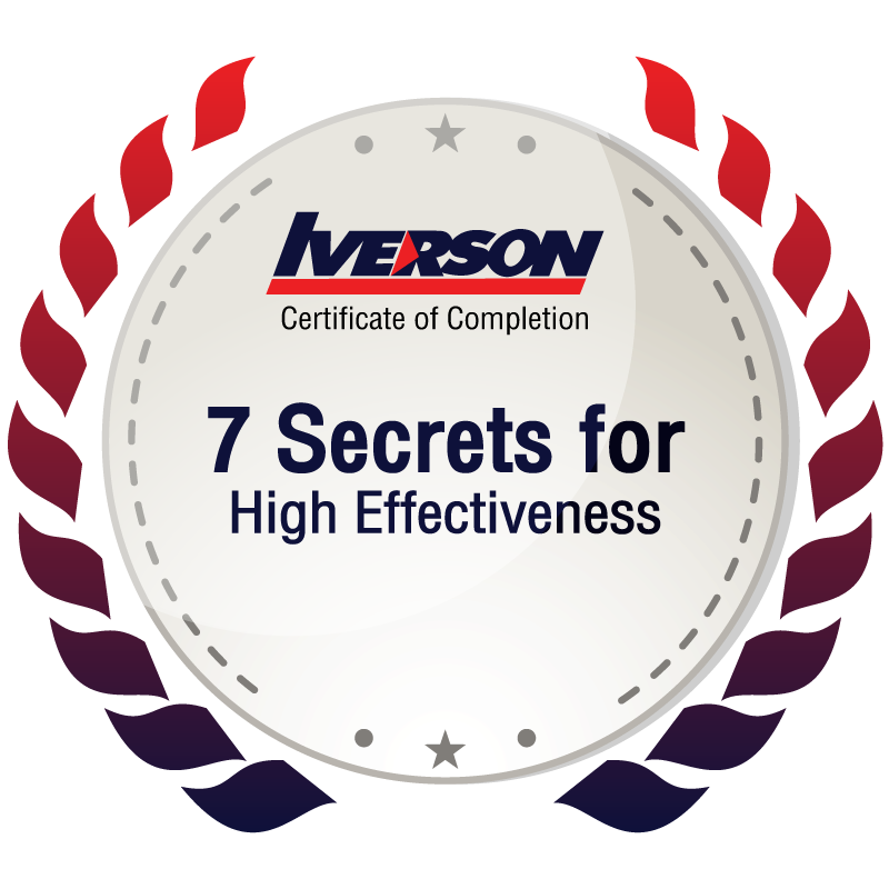 7 Secrets for High Effectiveness - Credly