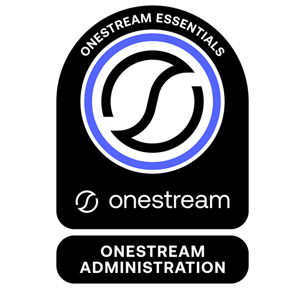 OneStream Essentials: OneStream Administration - Credly