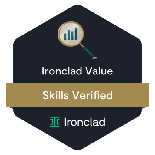 Ironclad Business Value - Credly